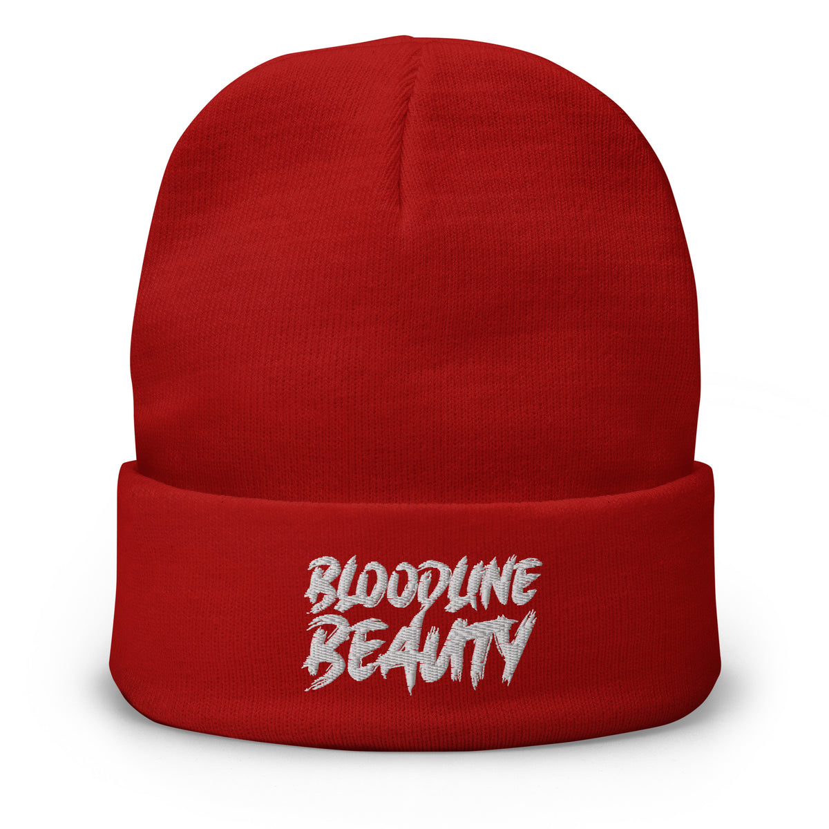 Embroidered Beanie | BLOODLINE BEAUTY